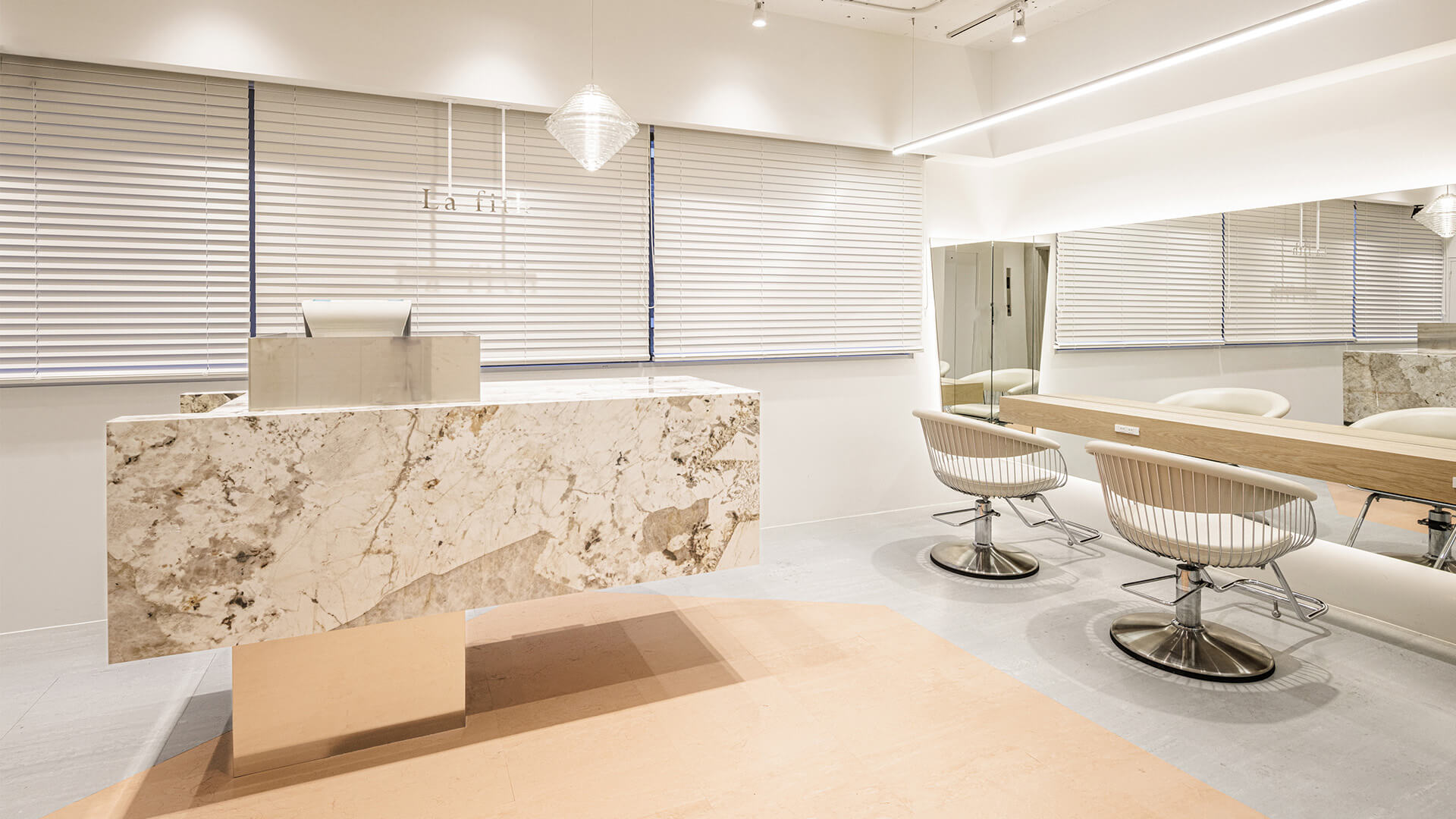 La fith hair sept | 内装施工事例 | 株式会社LARGO（ラルゴ）| 美容室・サロン・飲食店・病院・クリニック・オフィスの ...