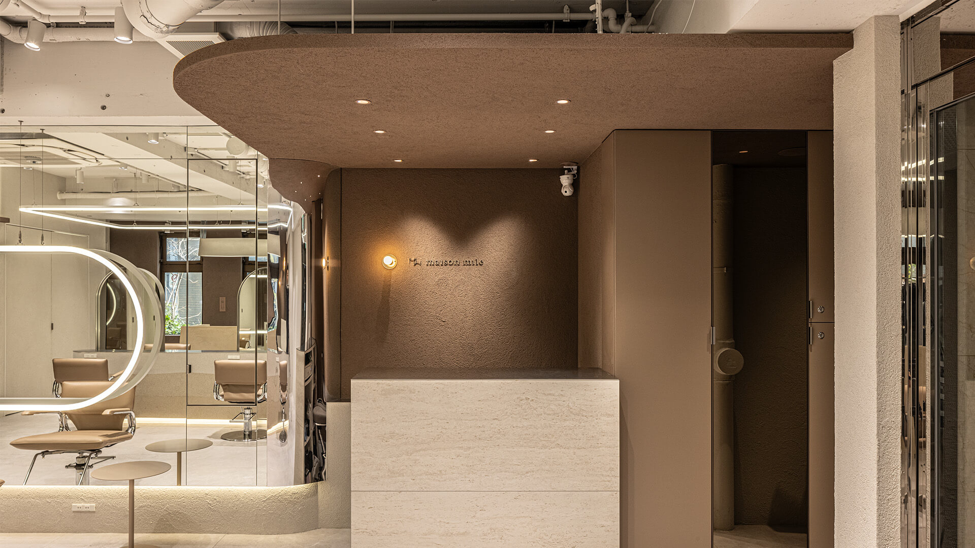 maile 恵比寿 | 内装施工事例 | 株式会社LARGO（ラルゴ）| 美容室・サロン・飲食店・病院・クリニック・オフィスの店舗設計・内装 ...